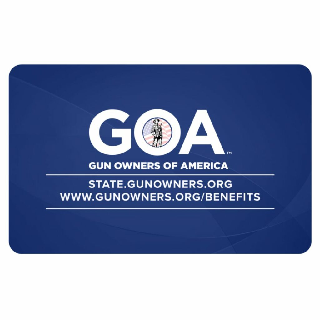2023 Personalized Membership Card – Gun Owners of America