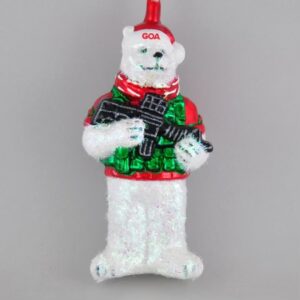 **2025 – NEW!!** GOA Polar Bear Christmas Ornament – Gun Owners of America